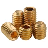 China stainless steel bruss carbon set screw for sale