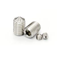 China stainless steel bruss carbon set screw for sale