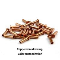 China Custom semi-hollow full hollow brass stainless steel screws for sale