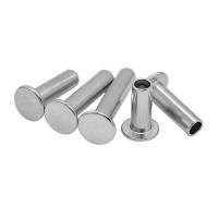China Flat head semi-hollow rivet for sale