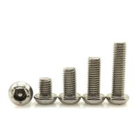 China Stainless Steel Button Head Cap Screws Plum With Column for sale