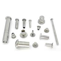 China Half Hollow Rivet Stainless Steel Single Drum Flat Head For Clutch Plate for sale