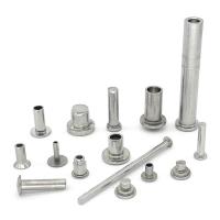 China Half Hollow Rivet Stainless Steel Single Drum Flat Head For Clutch Plate for sale