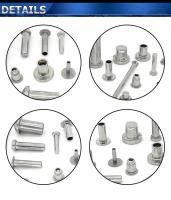 China Half Hollow Rivet Stainless Steel Single Drum Flat Head For Clutch Plate for sale