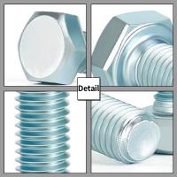 China hexagon head bolt of standard and customized for sale
