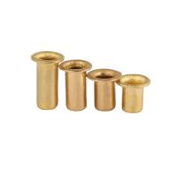 China Custom step rivet Semi-hollow rivet full hollow brass rivet for sale