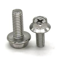China Stainless Steel Screws Hexagon Phillips Cross Flange Head Hex Bolts for sale