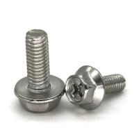 China Stainless Steel Screws Hexagon Phillips Cross Flange Head Hex Bolts for sale