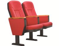 China Soft Cushion Electrostatic Spray Steel Folding Auditorium Chairs for sale