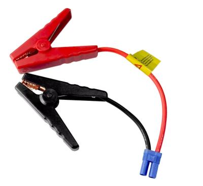 China 10 AWG Silicone Alligator Clamp Cable with EC5 Plug for Car Emergency Starting and Prevent Reverse Charge at 600Amp Current for sale