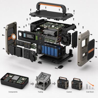 China 1000W Portable Power Station Solution: BOM Engineering & Custom PCBA Design for sale