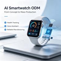 China AI Smartwatch ODM with Health Monitoring Voice Control and IP68 Water Resistance for sale
