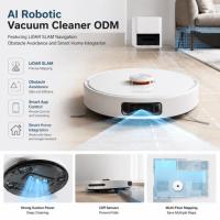 China AI Robotic Vacuum Cleaner ODM solutions Featuring LiDAR SLAM Navigation Obstacle Avoidance and Smart Home Integration for sale