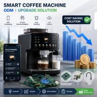 China Smart Coffee Machine ODM Upgrade APP Scheduling AI Taste Recommendation Auto Cleaning IoT Control Board Pump Sensor for sale