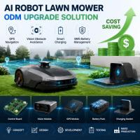 China AI Robot Lawn Mower ODM Upgrade GPS Navigation Vision Obstacle Avoidance Smart Charging BMS Battery Management Solution for sale