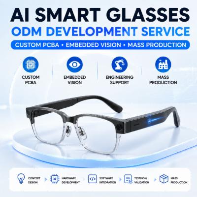China AI Smart Glasses ODM Development Service Custom PCBA Embedded Vision Engineering Mass Production for sale