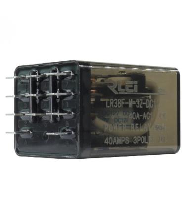 China High Power Relay LR38F Type 3PDT 40A 50A 240VAC 12VDC Custom R&D Solutions for sale