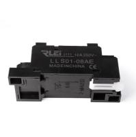 China Relay Socket Base LLS01-08AE Type 8-Pin DIN Rail Panel Mount Compact Design Custom Assembly R&D Solutions for sale