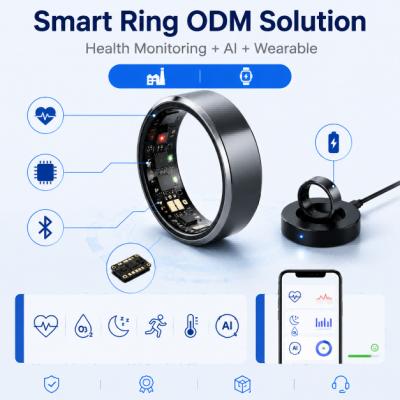 China Smart Ring ODM Solution Health Monitoring AI Wearable Development Featuring Sensor Integration BLE Miniaturized PCB for sale
