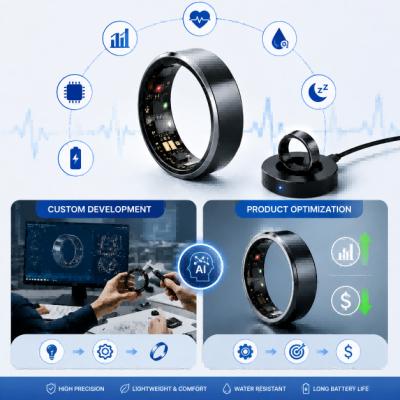 China Sleep Tracker ODM Solution AI Sleep Monitoring Wearable Device Featuring PPG Sensor SpO2 Tracking and HRV Analysis for sale