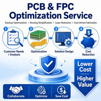 China PCB Stackup Optimization FPC Routing Simplification Service Layer Reduction and Cost-Driven Board Fabrication for sale