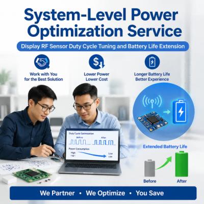 China System-Level Power Optimization Service Display RF Sensor Duty Cycle Tuning and Battery Life Extension for sale