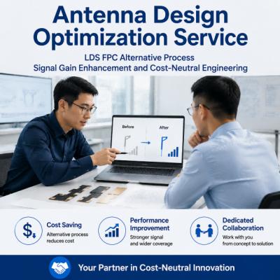 China Antenna Design Optimization Service LDS FPC Alternative Process Signal Gain Enhancement and Cost-Neutral Engineering for sale