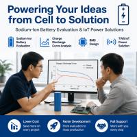 China Sodium-Ion Battery Evaluation Service Charge Discharge Curve Analysis BMS Design and TWS IoT Power Solution for sale