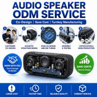 China Audio Speaker ODM Service Acoustic Structure PCBA Co-Design DSP Tuning Assembly Certification and Turnkey Manufacturing for sale