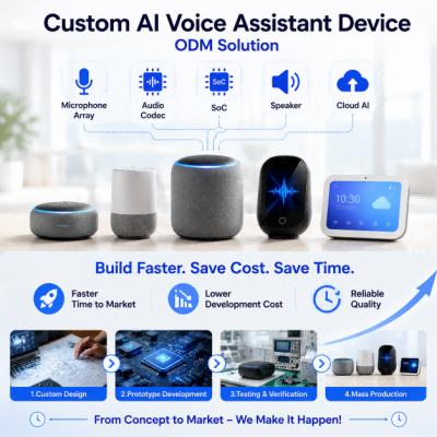 China Custom AI Voice Assistant Device ODM Solution Microphone Array Audio Codec SoC Speaker Cloud AI for sale