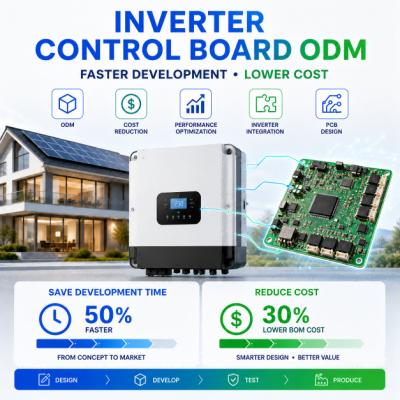 China Inverter Control Board ODM Cost Reduction Performance Optimization MCU MOSFET IGBT Driver PCB for sale