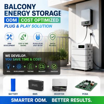 China Balcony Energy Storage ODM Cost Optimized Plug Play Solution Battery BMS Inverter PCBA for sale