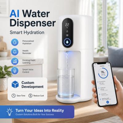 China AI Water Dispenser Drinking Habit Learning Health Reminder Personalized Hydration Smart Voice Control for sale