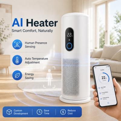 China AI Heater Human Presence Sensing Auto Temperature Adjustment Energy Saving Comfortable Customizable Smart for sale