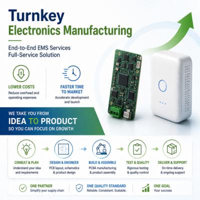 China Turnkey Electronics Manufacturing End-to-End EMS Services Full-Service Solution for sale