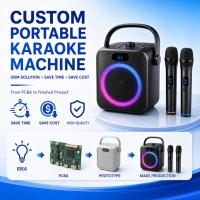 China Custom Portable Karaoke Machine ODM Solution – Bluetooth Speaker, Wireless Microphones for sale