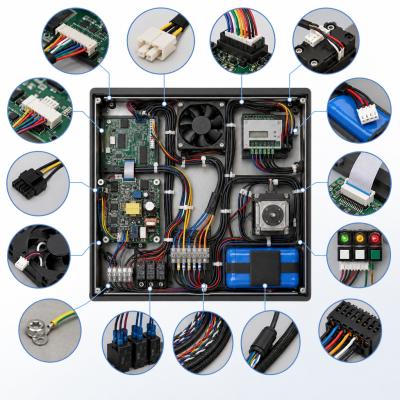 China Custom Wiring Harness Assembly Internal Multi-Branch Cables Waterproof Connectors Power Signal Sensor for sale