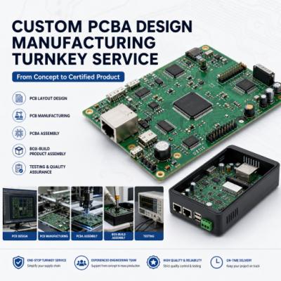 China Custom PCBA Design Manufacturing Turnkey Service with Box-Build Product Assembly for sale