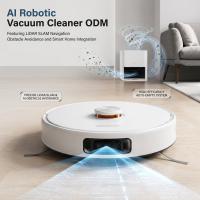 China AI Robot Vacuum ODM Solution LiDAR SLAM Mapping Auto-Empty Dock Pet Hair Detection with App Control for sale