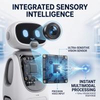 China AI Companion Robot ODM Solution Emotional Recognition Fall Detection with Two-Way Video Call Module for sale