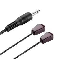 China IR Emitter Blaster Cable 3.5mm Mono Plug Dual Head Infrared Transmitter 10ft for sale