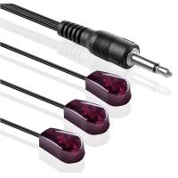 China IR Emitter Blaster Cable 3.5mm Mono Plug Dual Head Infrared Transmitter 10ft for sale