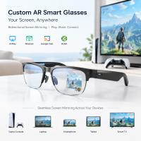 China Custom AR Smart Glasses ODM Bidirectional Screen Mirroring AirPlay Miracast Google Cast DLNA for Console Gaming for sale