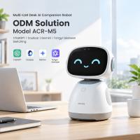 China Multi-LLM Desk AI Companion Robot ODM Solution Model ACR-M5 with ChatGPT Doubao Gemini Tongyi Qianwen Switching for sale