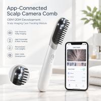 China App-Connected Scalp Camera Comb OEM ODM Development Scalp Imaging Care Tracking Module for sale