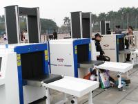 China Small X Ray airport baggage scanner With Penetration , High Definition Scanning Image for sale