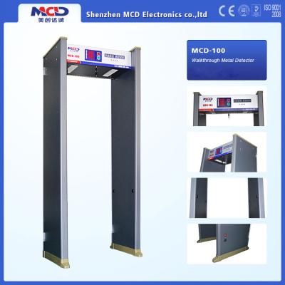 China Economical Security Inspection Door , Practical 6 zones Walkthrough Metal Detector for sale