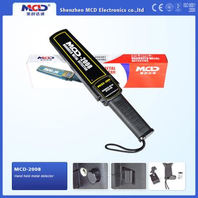 China Vibration Handheld Metal Detector 9v Battery , Audio Alert And Led Indicator for sale