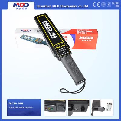 China High Sensitivity Black Metal Detector Handheld Continuous Operation 40h for sale