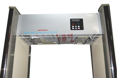 China Digital Walk Thru Metal Detector With Single Line LED Screen Panels for sale